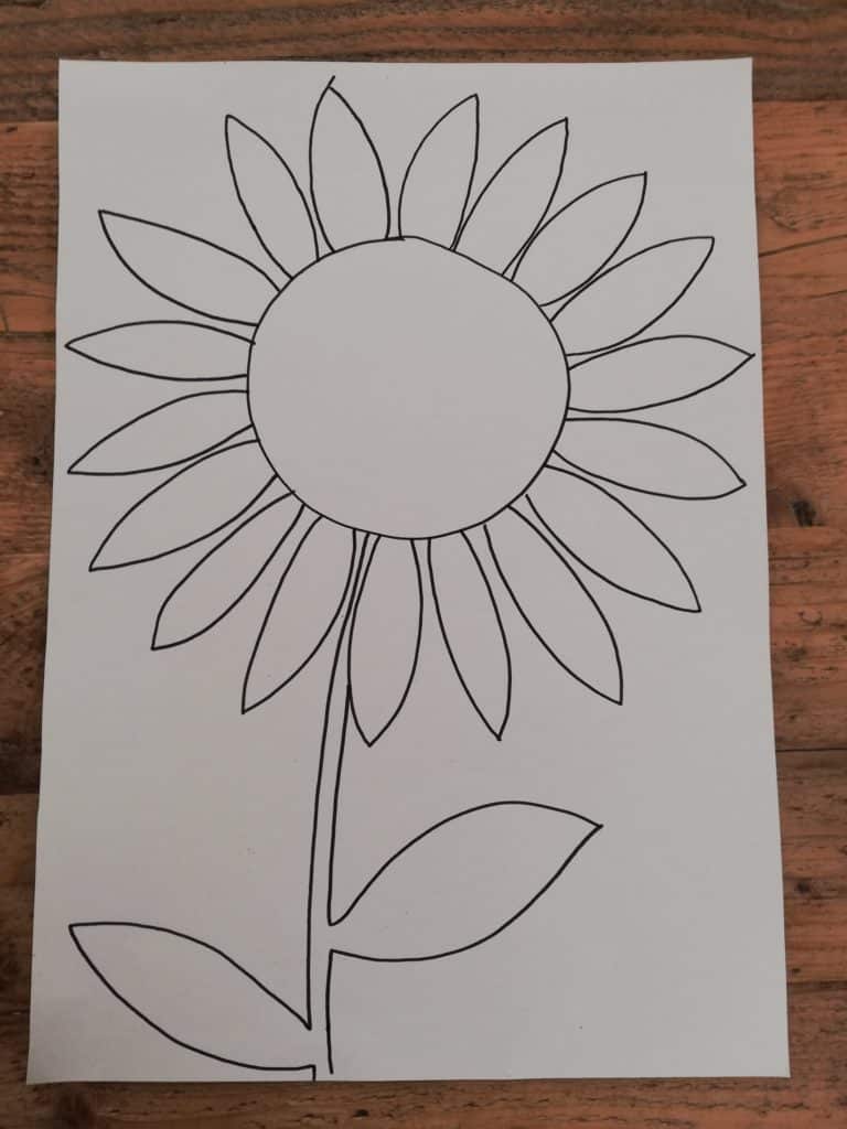 Sunflower Crafts - Spring & Summer Play - Busy Busy Learning