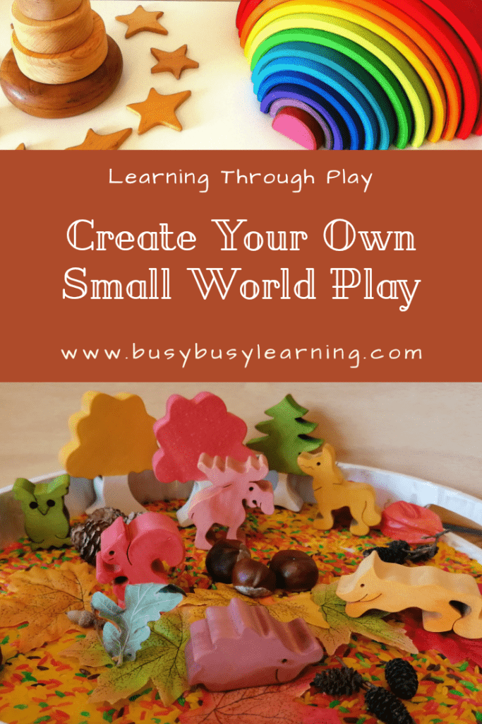 Handcrafted Autumn Small World Woodland Play - Busy Busy Learning