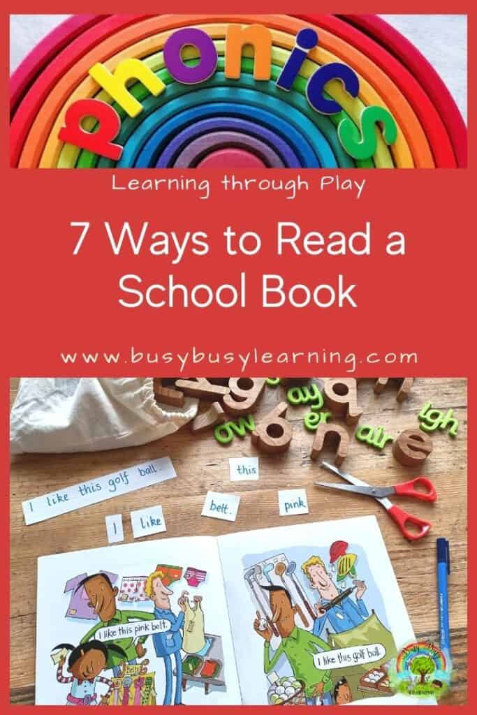 7 Ways to Read School Book Banded Books - Busy Busy Learning