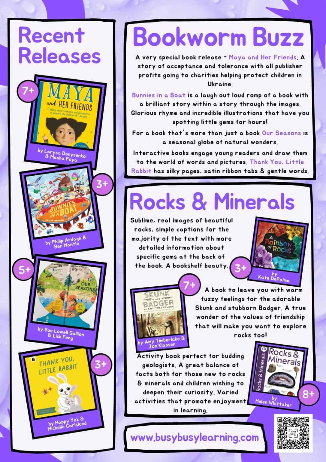 Bookworm Buzz - Children's Book News - Rocks & Minerals