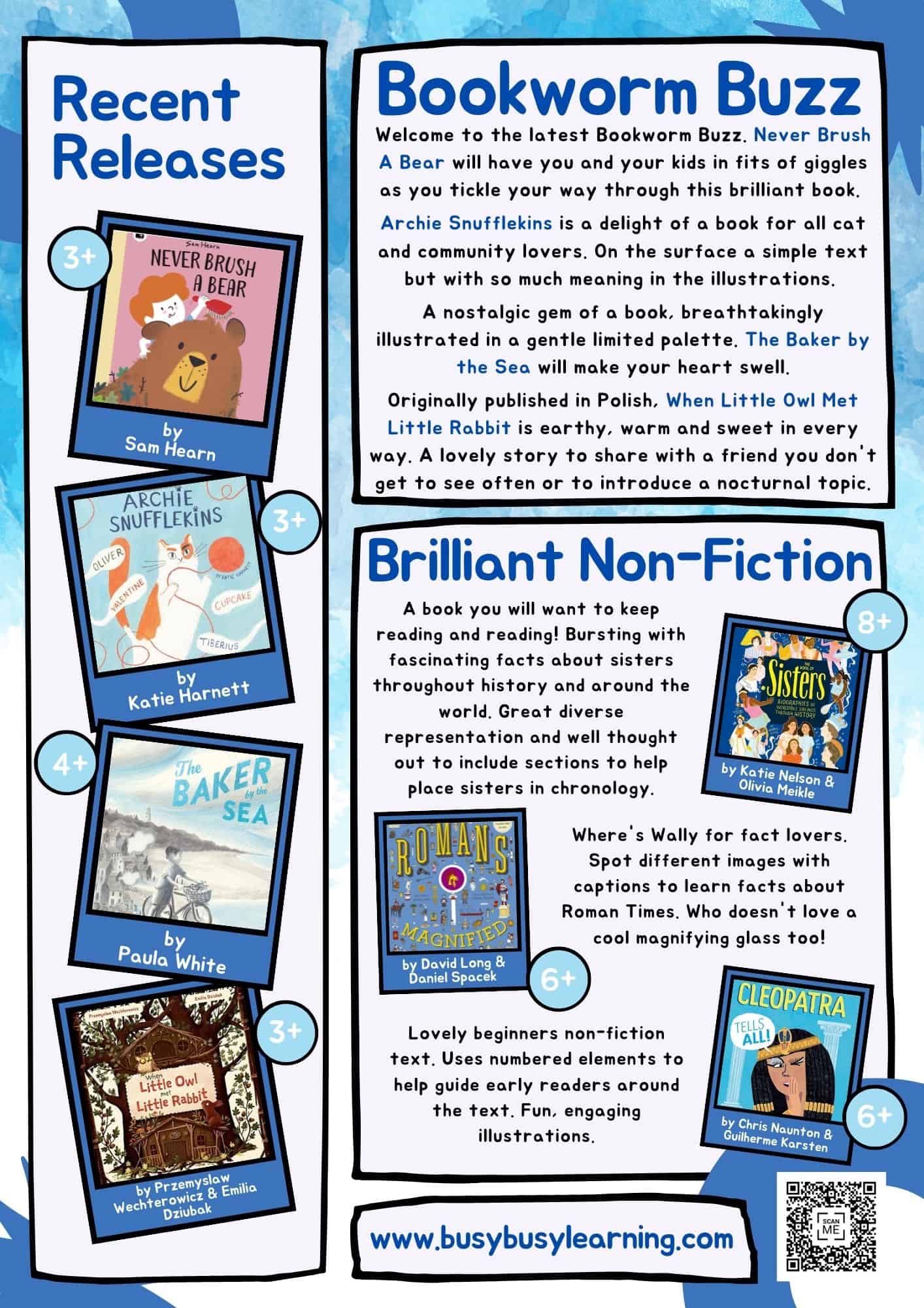 Bookworm Buzz - Children's Book News - Non-Fiction and Indie Publishers