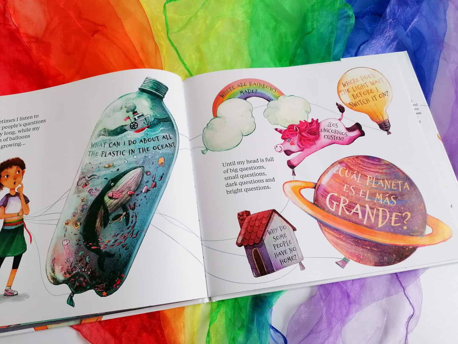 A Billion Balloons of Questions by Amy B. Moreno and Carlos Velez