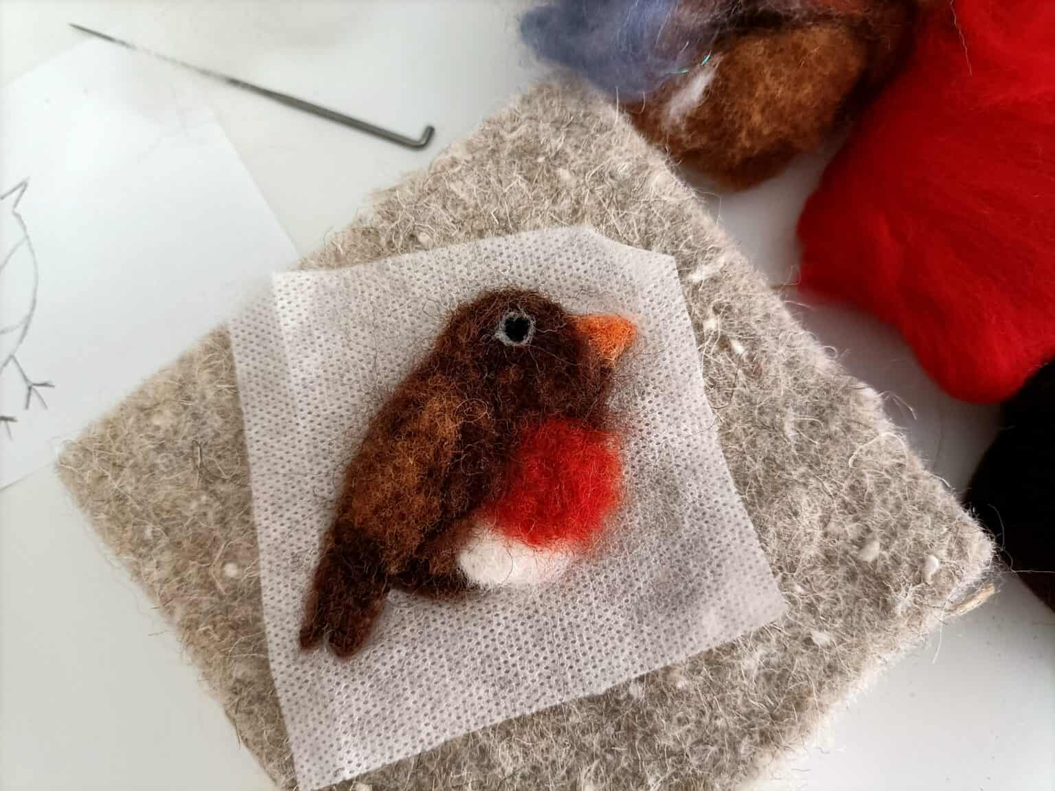 Needle Felted Robin and Other Creative Inspiration