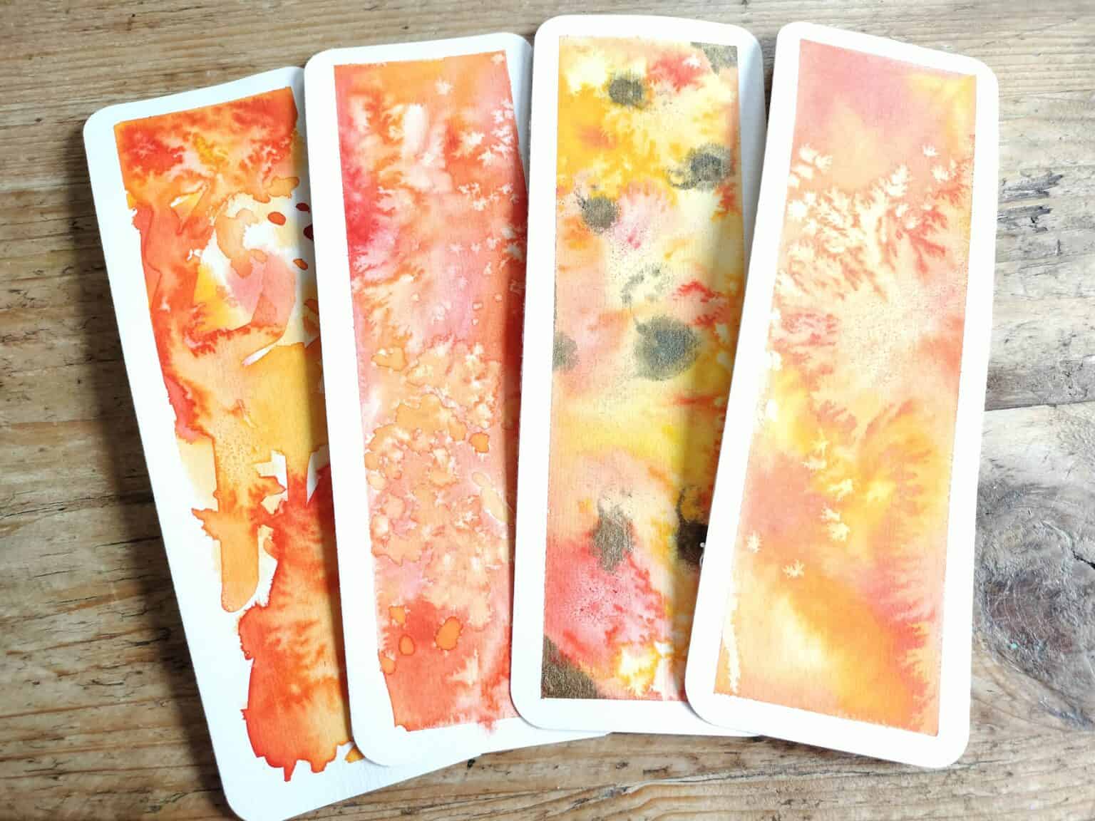 Summer Bookmark: Summer Sunshine Watercolour Craft for Kids - Busy Busy ...