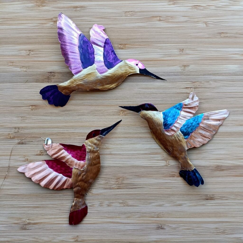 Mexican Inspired Tin Art - Recycled Hummingbird Craft Tutorial - Busy ...