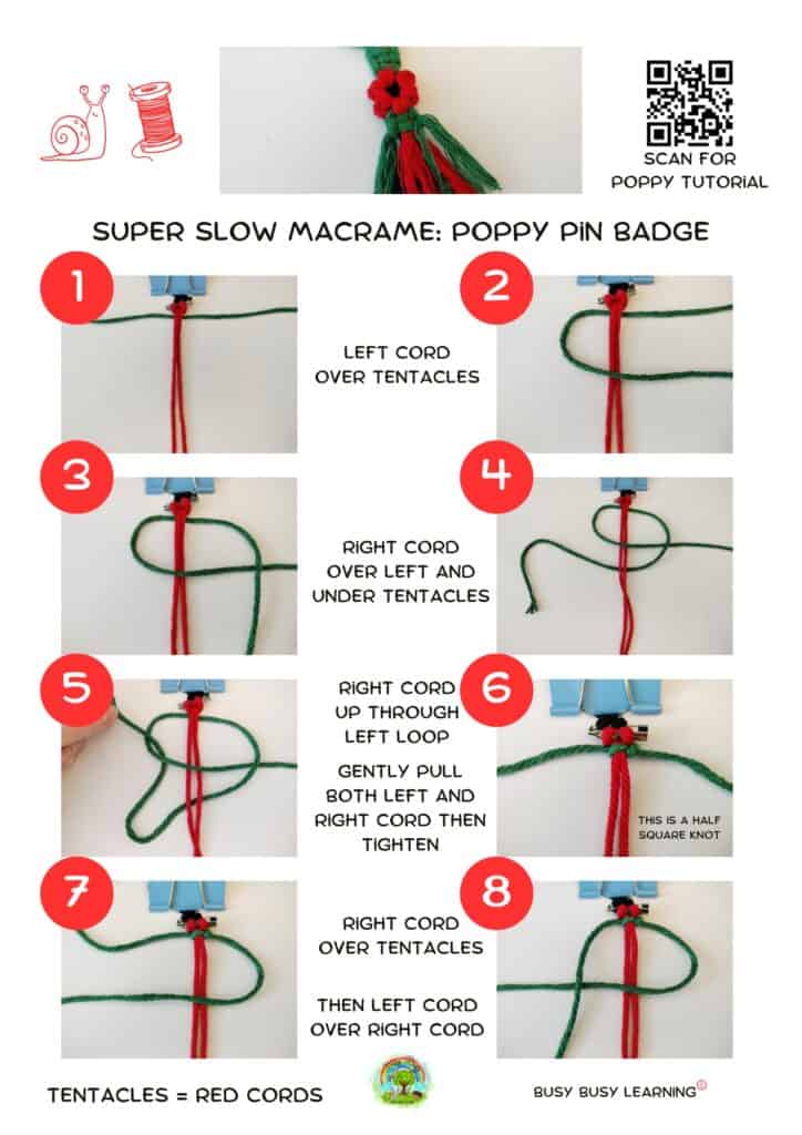 Macrame Tutorials and Pattern Download Freebies - Busy Busy Learning