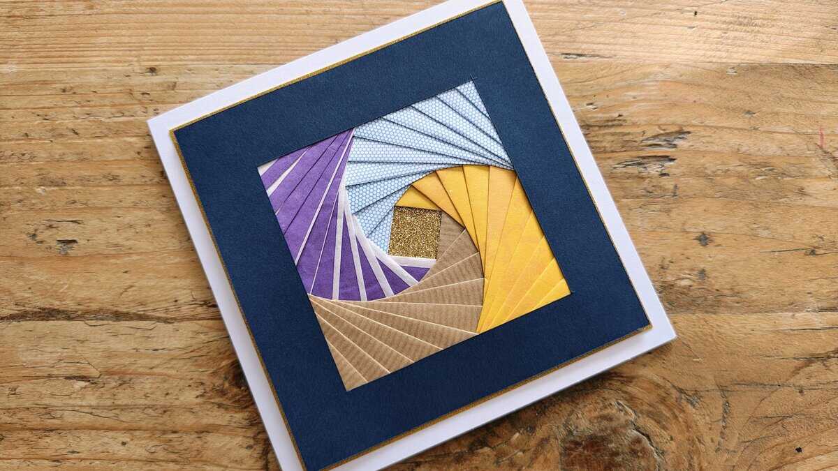 Iris Folding Free Recycled Craft Square Pattern Template - Busy Busy ...